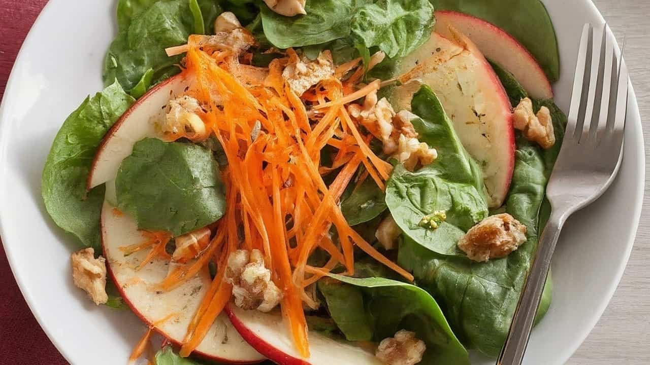 Crispy Apple and Spinach Salad - American Liver Foundation